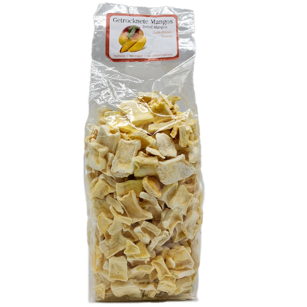 Gefriergetrocknete Mango - Delikatessen Rubner | Dein Delikatessenladen ...